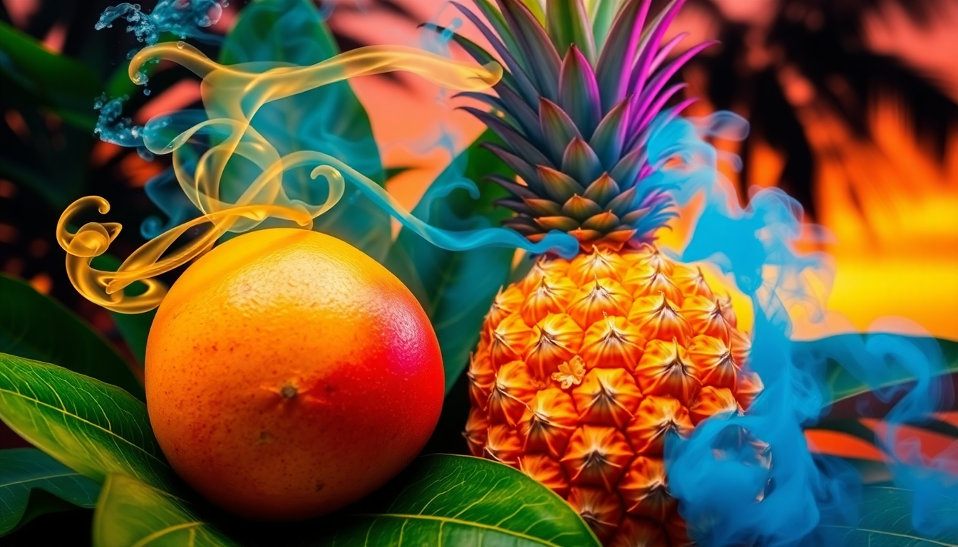 Indulge in the Sour Mango Pineapple Delight with the RAZ TN9000 9K Puf ...